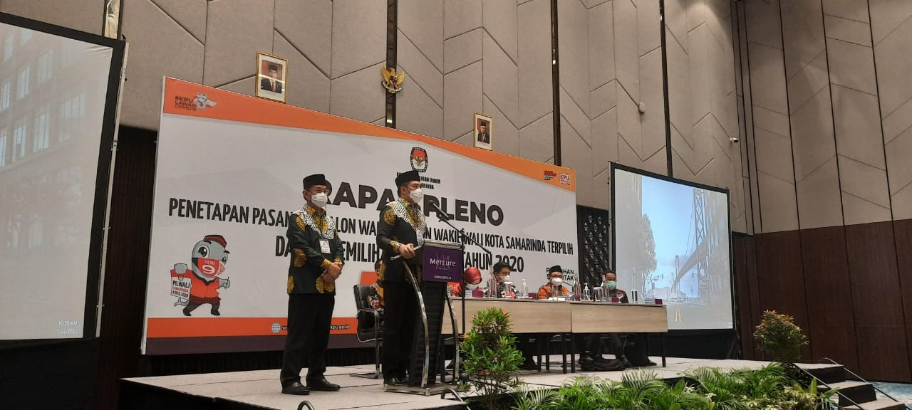 Andi Harun Rusmadi Ditetapkan Sebagai Walikota Dan Wakil Walikota Samarinda Terpilih Dengan